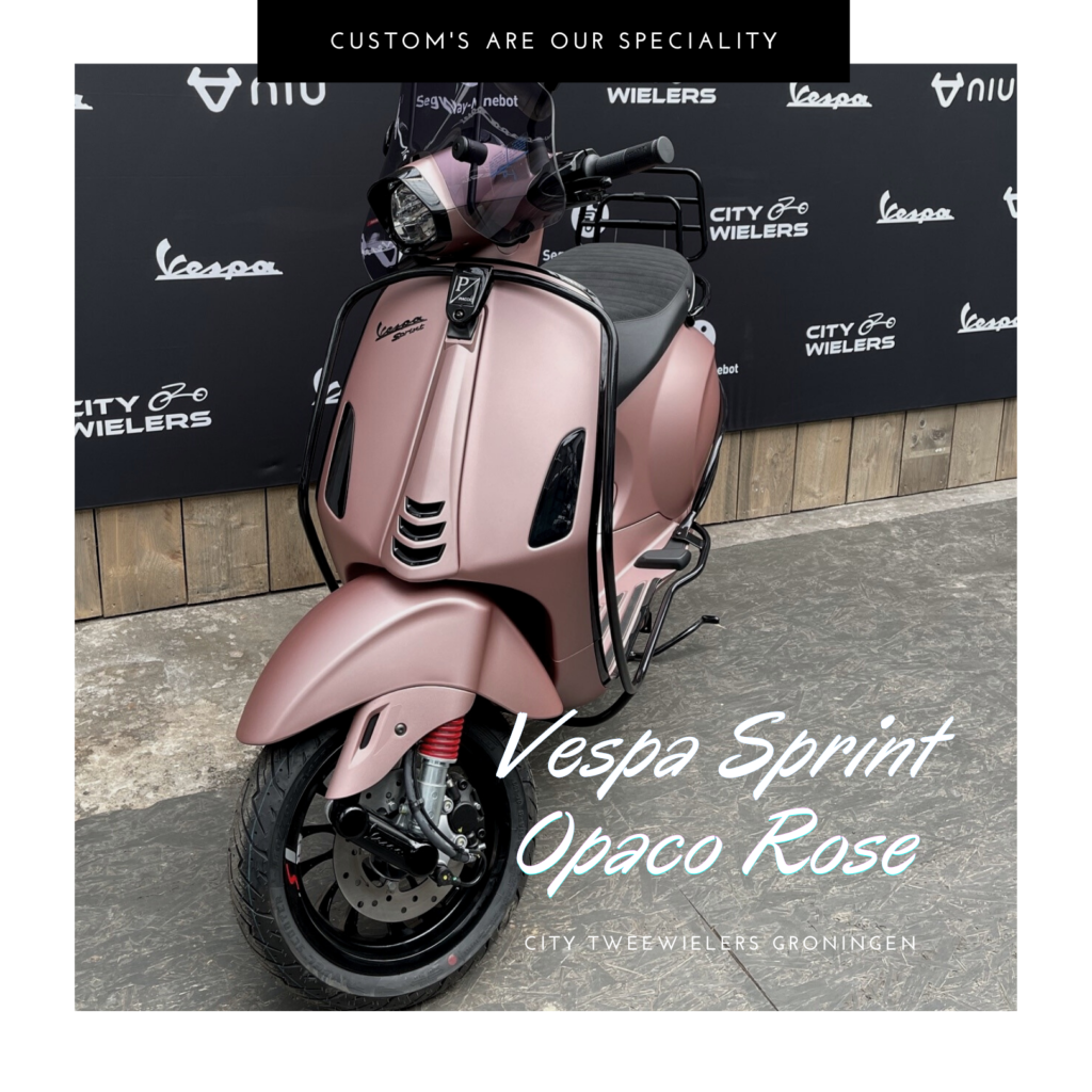 Vespa Sprint - Snorscooter Rose Gold - Matt - City Tweewielers
